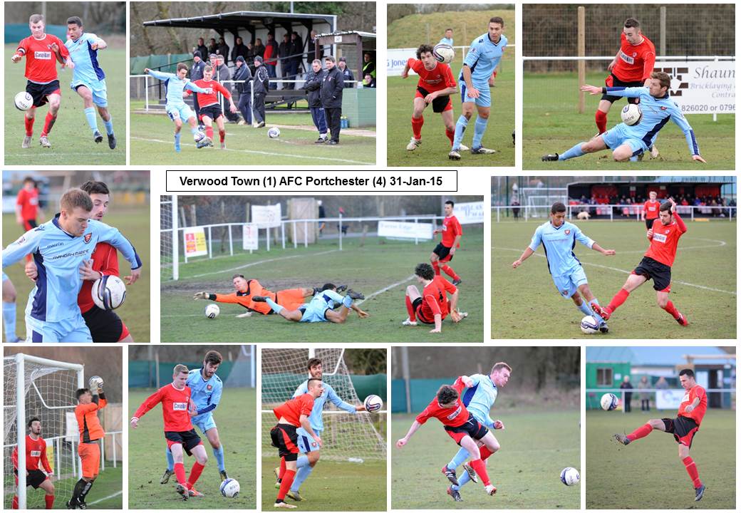 Verwood Town Football Club Standard Collage Display Page